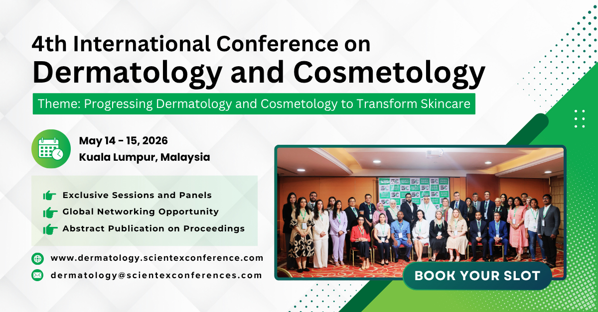 PC Proceedings | Dermatology 2026 | Cosmetology Conference | Malaysia